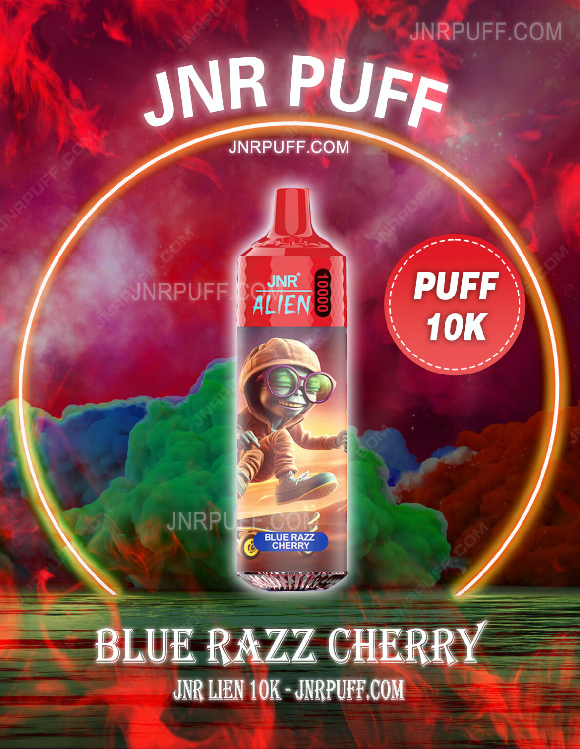 JNR ALIEN 10000 Puff 10k – Blue Razz Cherry | jnr just no reason