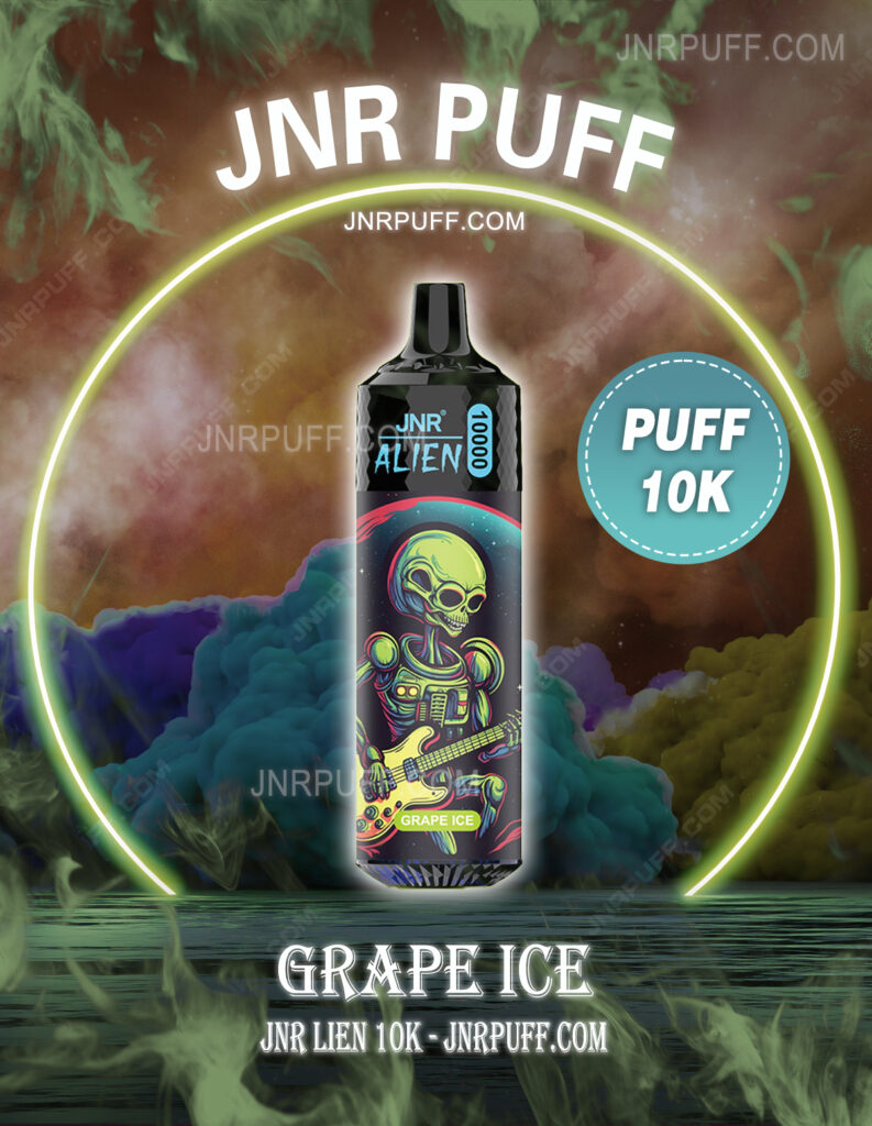 JNR ALIEN 10000 Puff 10k – Grape Ice | cigarette électronique jetable