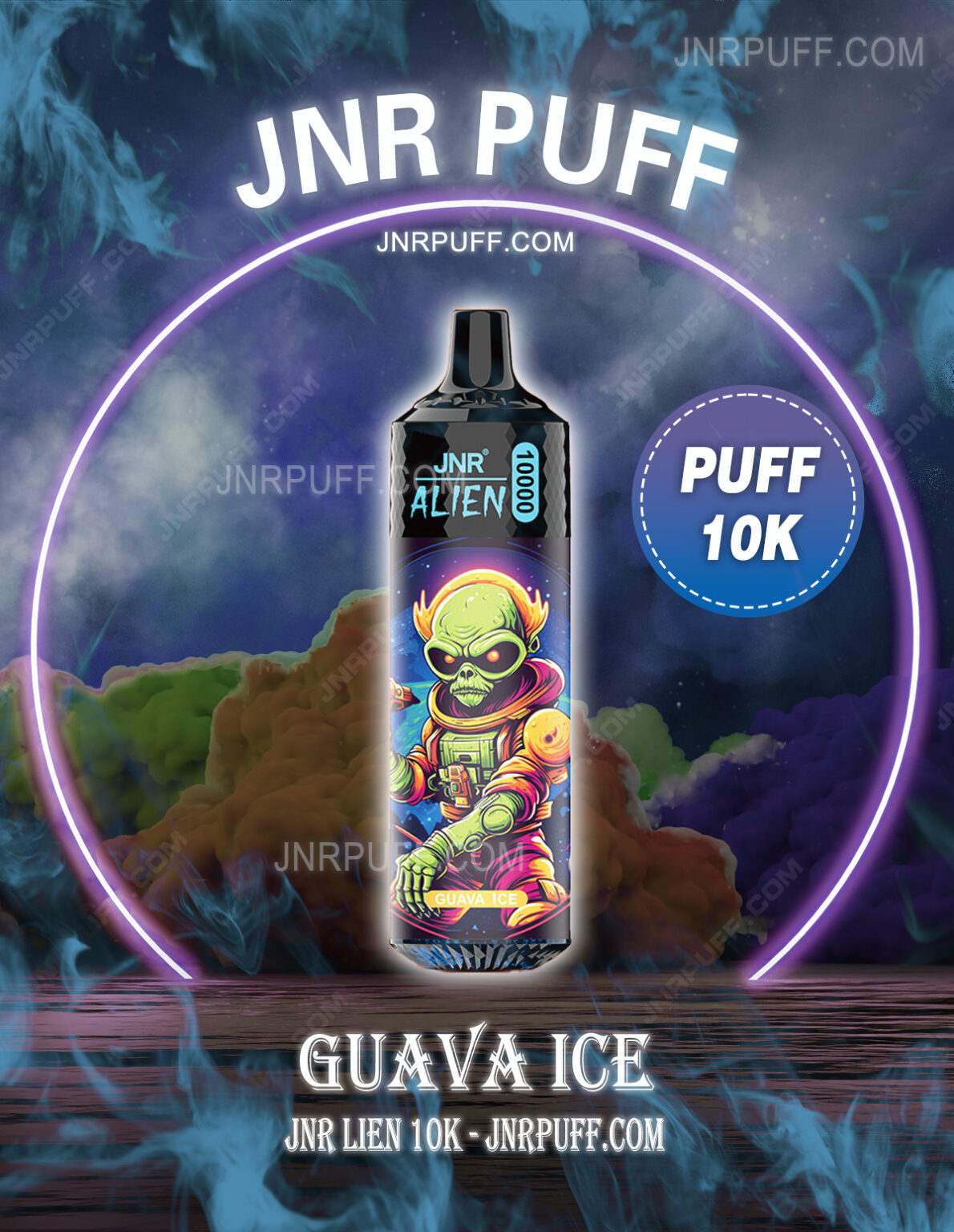 JNR ALIEN 10000 Puff 10k – Guava Ice | 10k taff gout JNR VAPE