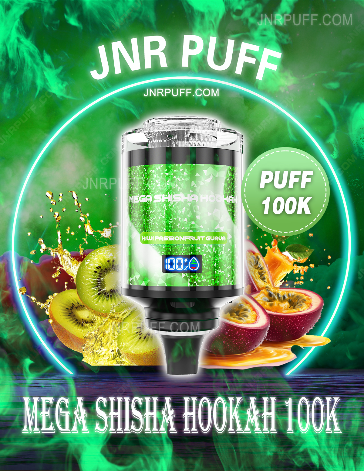 JNR Mega SHISHA Hookah 100k Puff | jnr puff 100k | jnr site