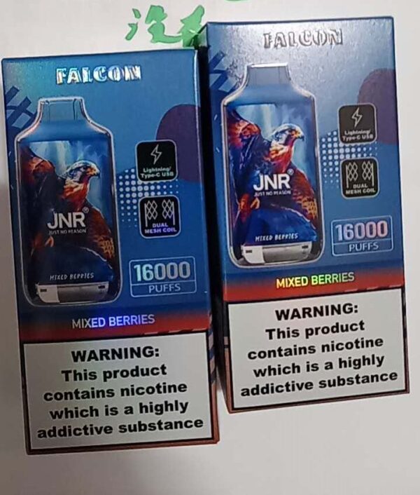 JNR Falcon 16k Puff 16000 – Black Ice | Commande en gros