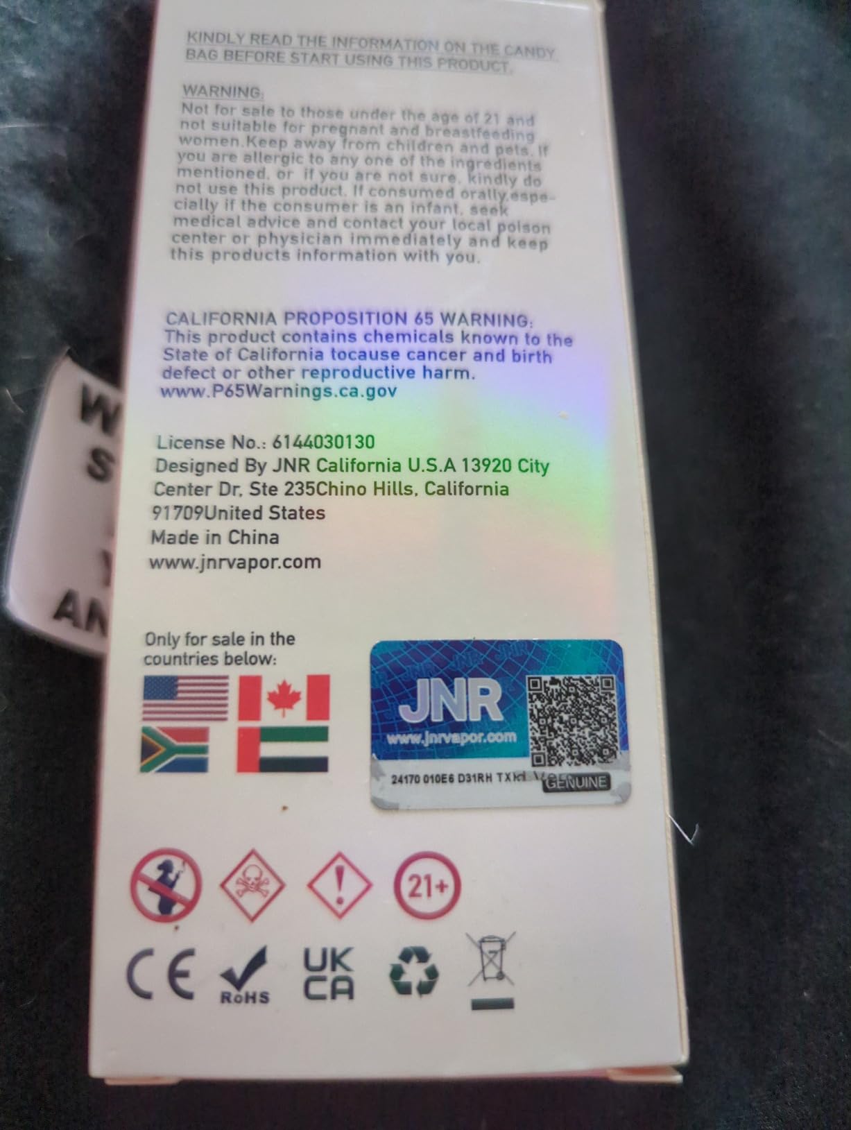 JNR Falcon 16k Puff 16000 – Love 66 | Fabricant pur