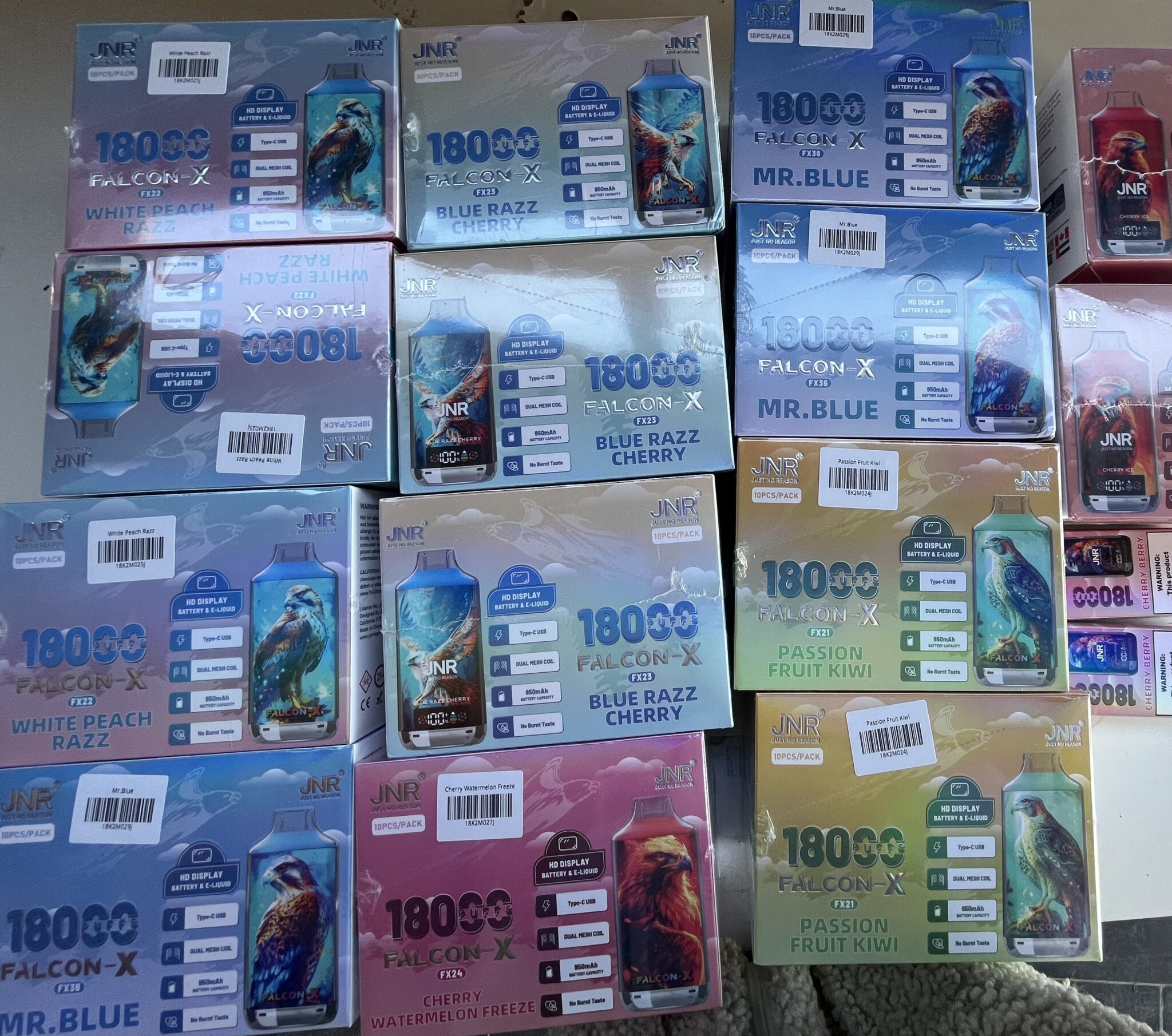 Puff JNR Falcon-X 18000 18k – Peach Ice | 24ml e liquide Jnr Vape