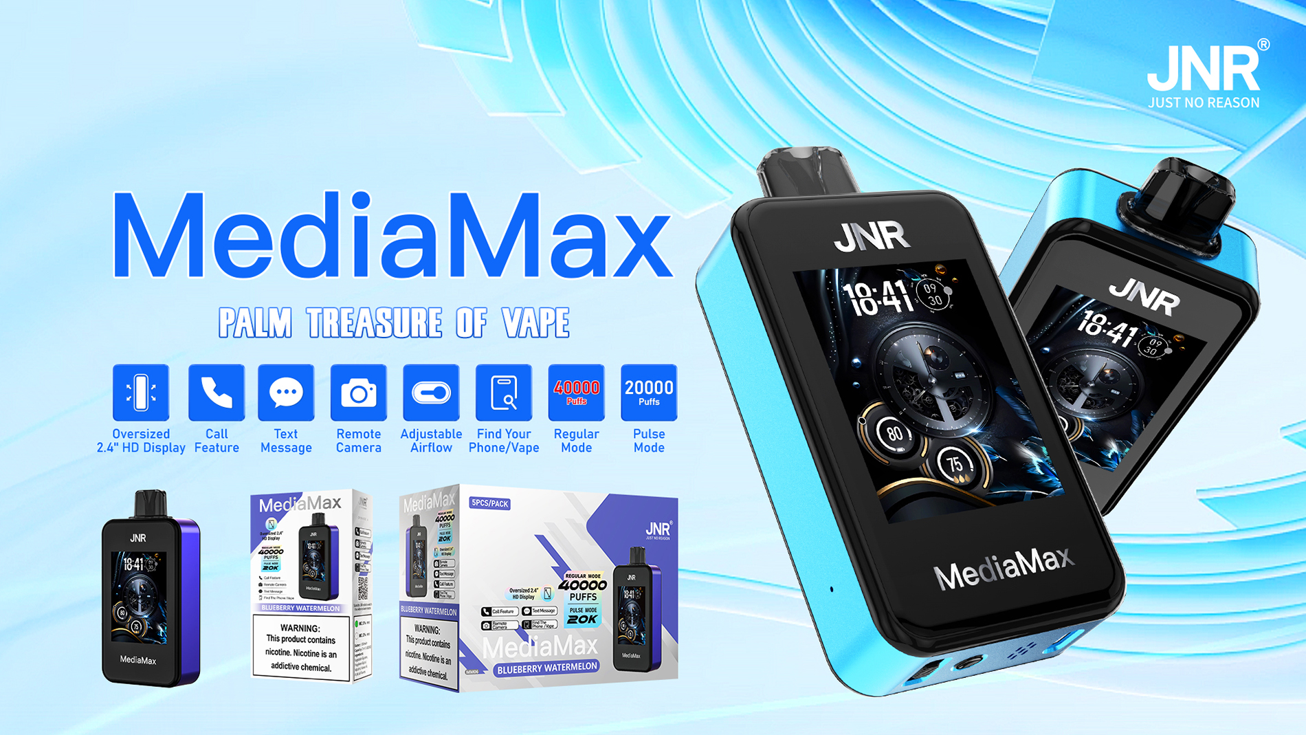 JNR MediaMax 40K Puffs Review : La fin de l'ère du compromis pour la ...