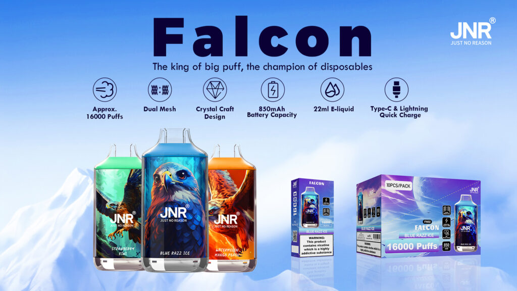 JNR Falcon 16000 Puffs Reviews | Authentique JNR Vape