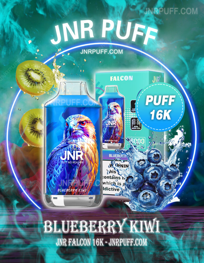 JNR Falcon 16k Puff 16000 – Blueberry Kiwi | Best JNR Vape
