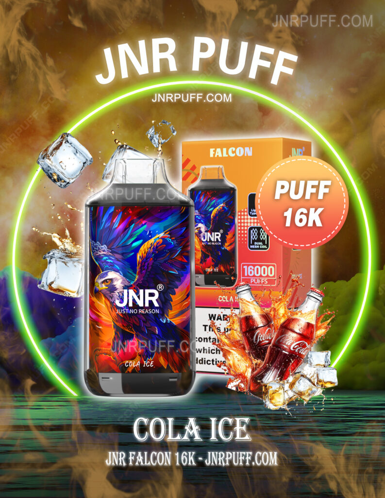 JNR Falcon 16k Puff 16000 – Cola Ice | 100% legit JNR Puffs