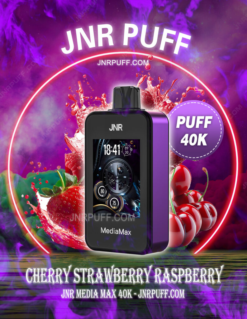 JNR Media Max 40k Puff - Cherry Strawberry Raspberry | Prix de gros