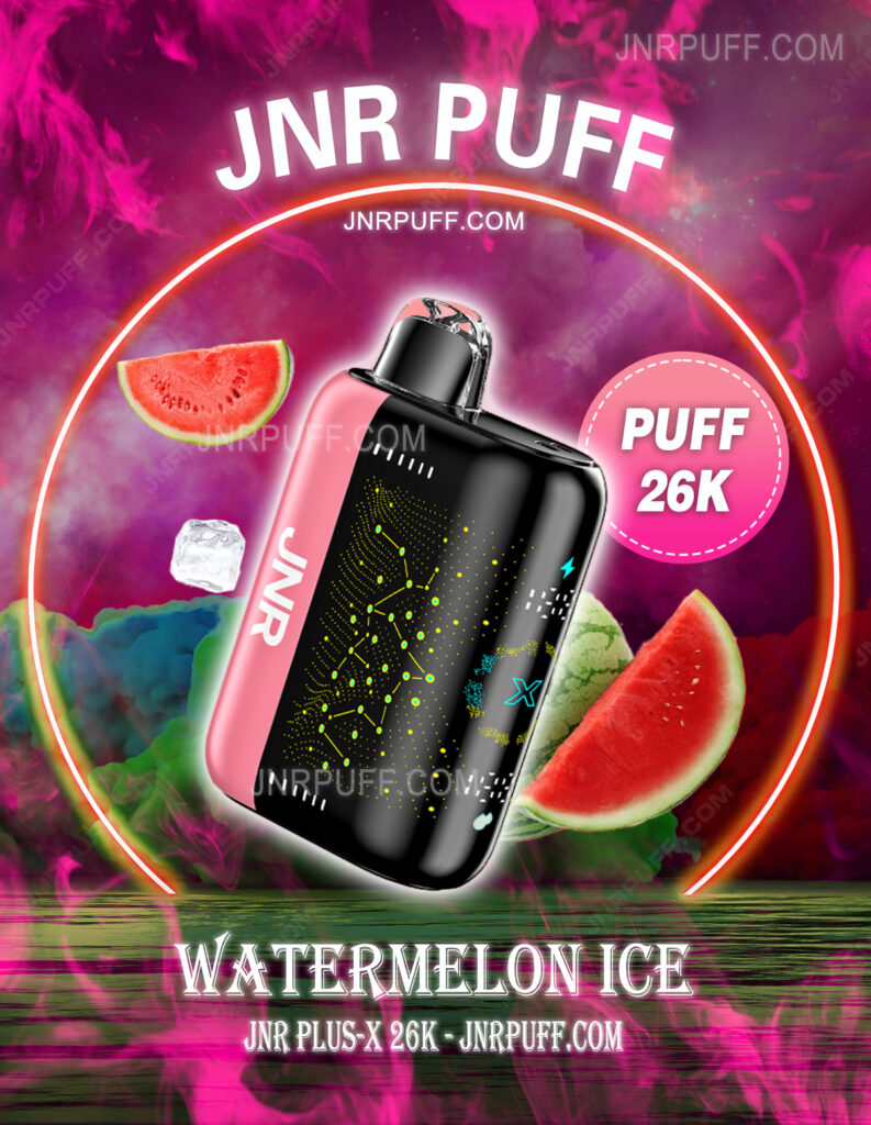 JNR PLUS-X 26000 Puff 26k Watermelon Ice | Jnr Puff Nicotine 2%