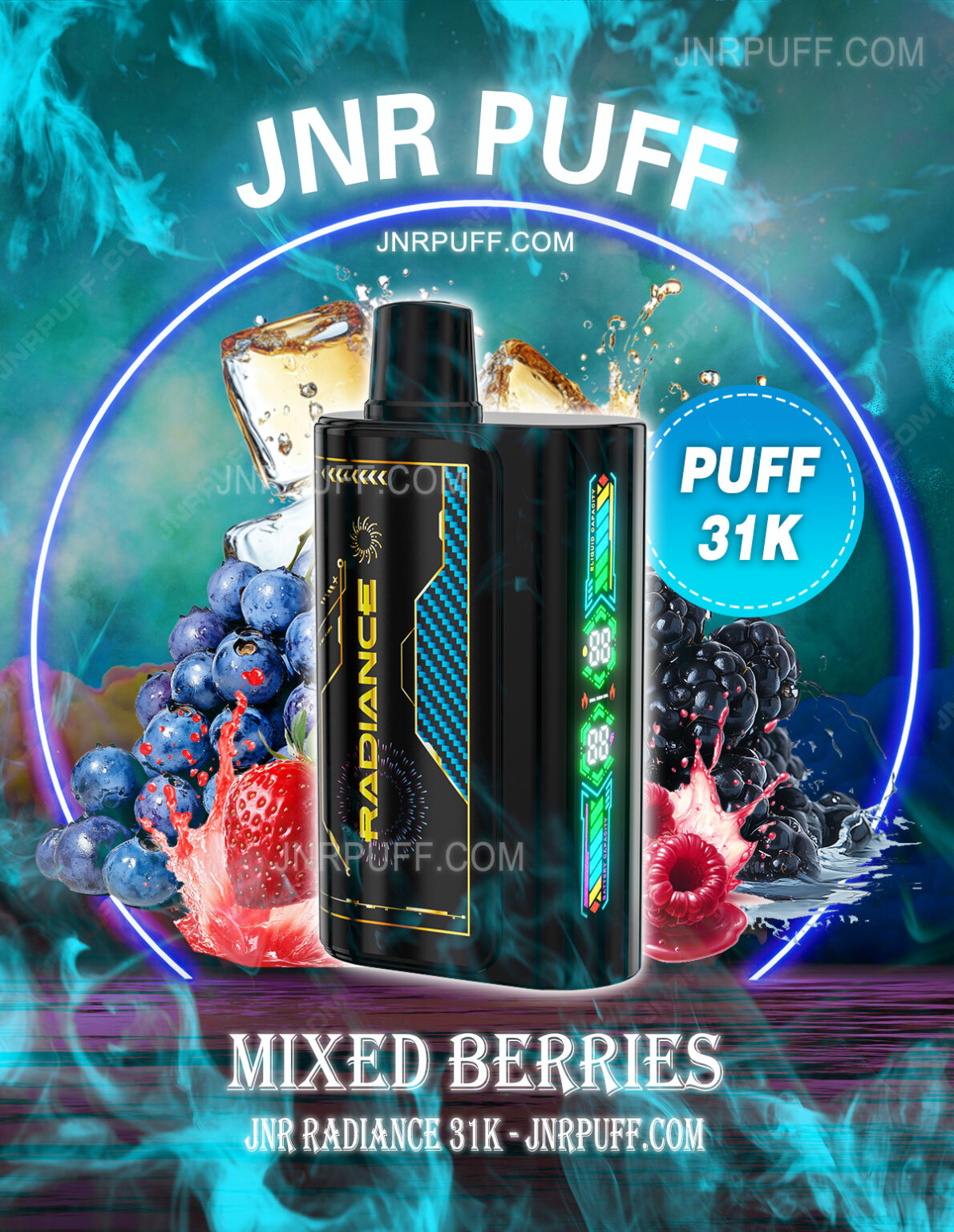 JNR Radiance 31000 Puff 31k – Mixed Berries | puff pas chere