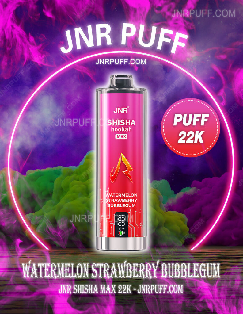 JNR VAPE SHISHA MAX 22000 Puff - Sandía Fresa Chicle | JNR VAPE