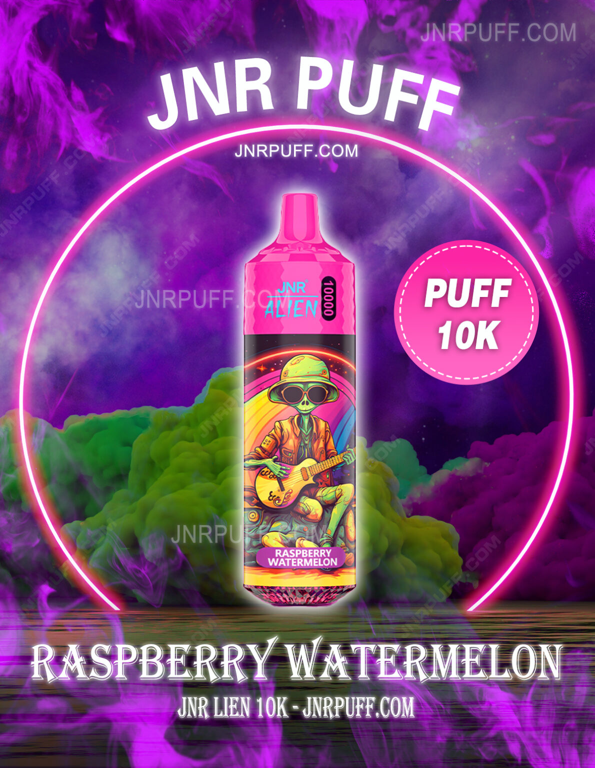 JNR ALIEN 10000 Puff 10k – Raspberry Watermelon | puffs jnr grossiste