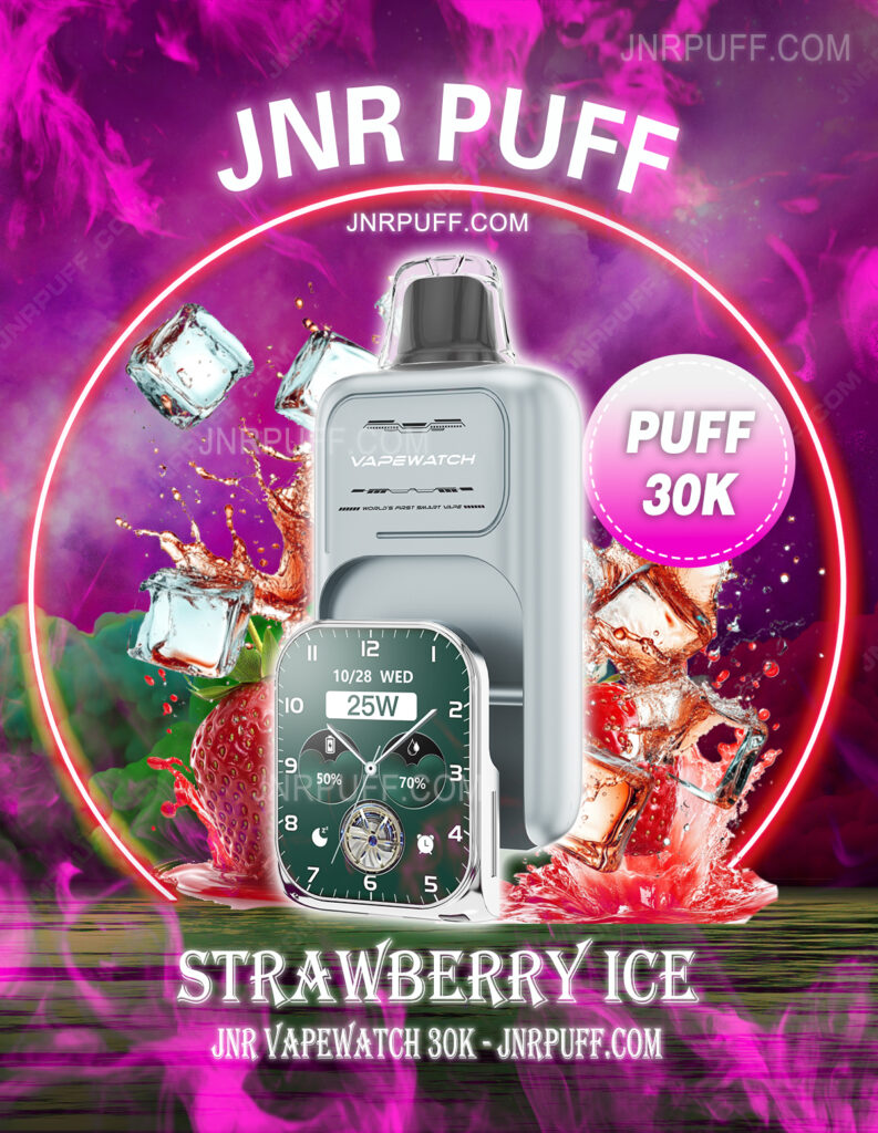 JNR Vape Watch 30k Puffs 30000 - Strawberry Ice
