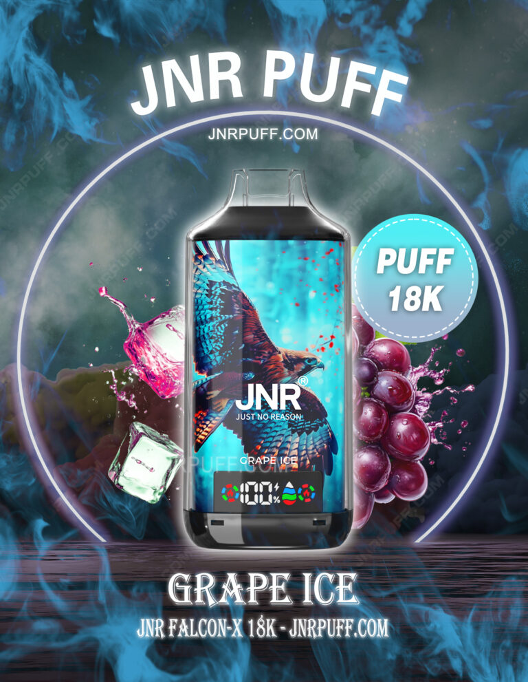 Puff JNR Falcon-X 18000 18k – Grape Ice | puff 18k taff pas cher