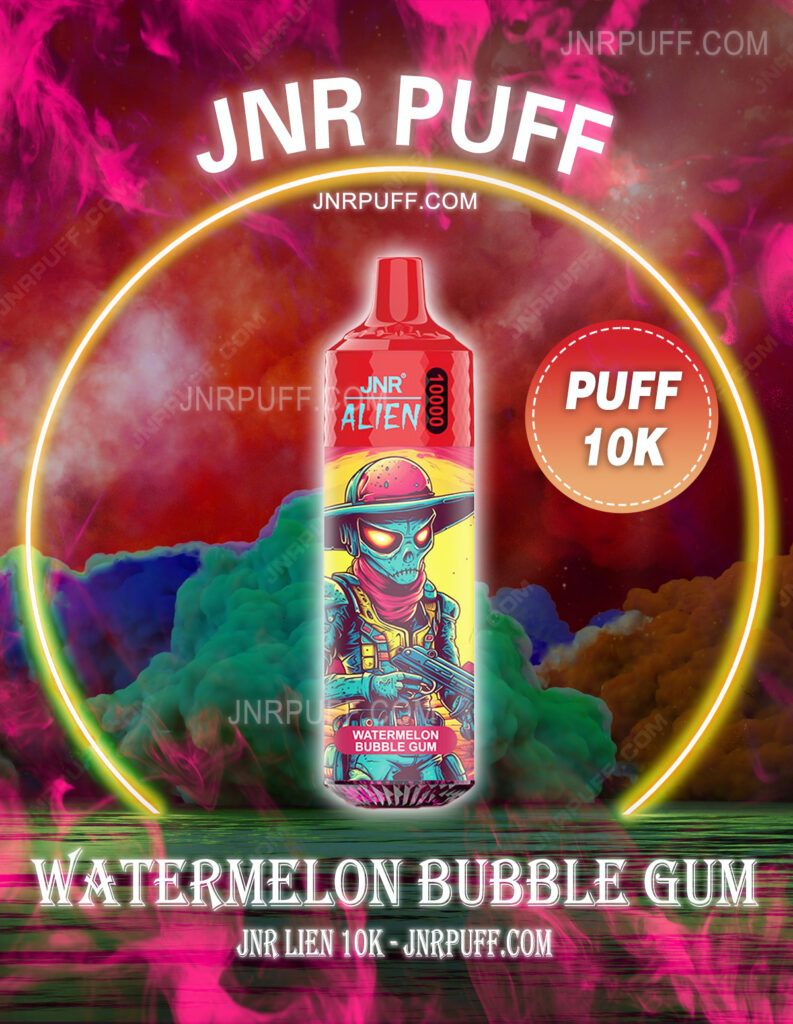 JNR ALIEN 10000 Puff 10k – Watermelon Bubble Gum | jnr just no reason