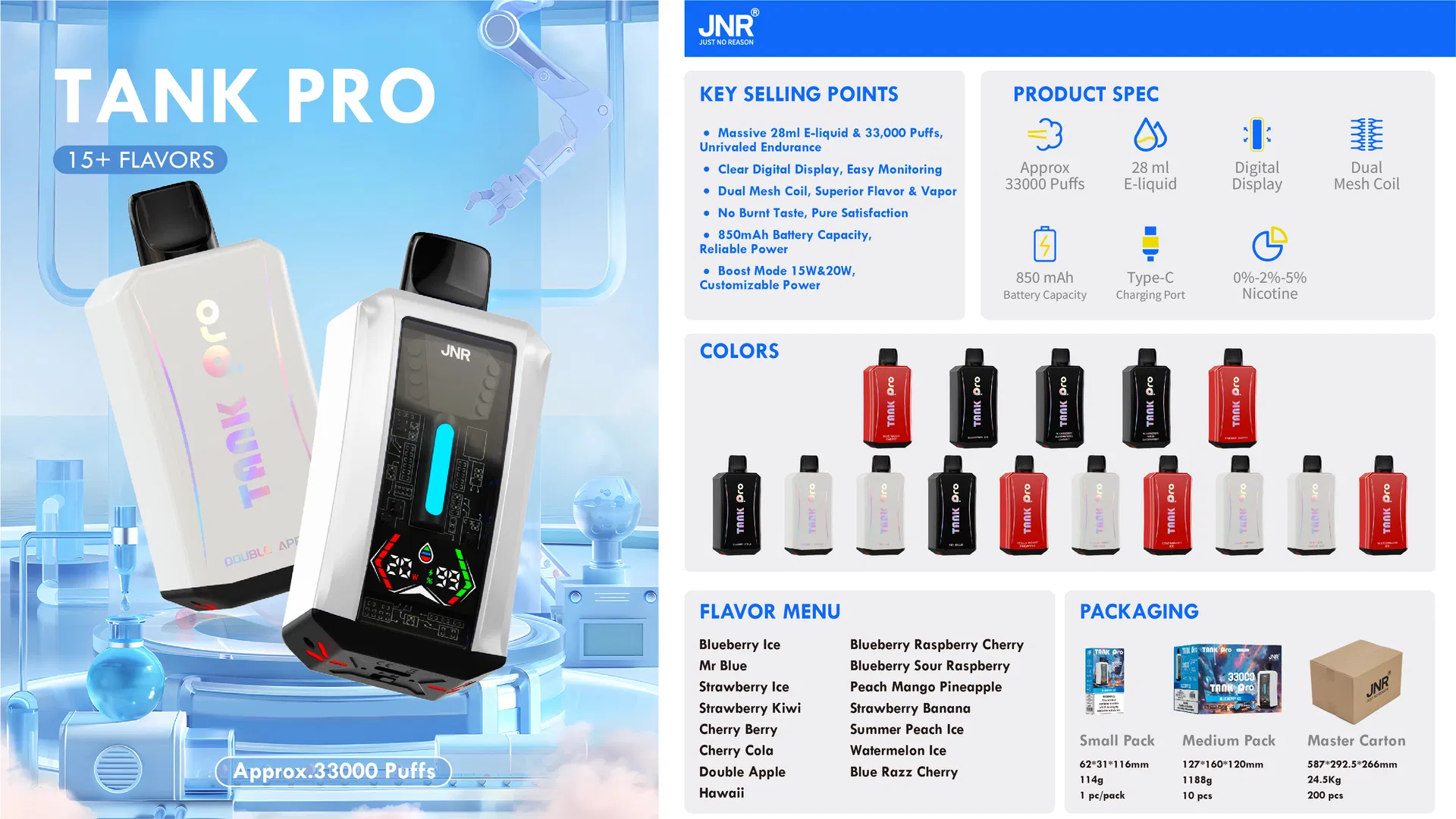 JNR Tank Pro 33000 Puffs Review | JNR PUFF | 100% Authentic